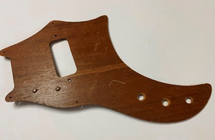 1960s Kay USA 5921 model single pickup wooden pickguard – Original ...